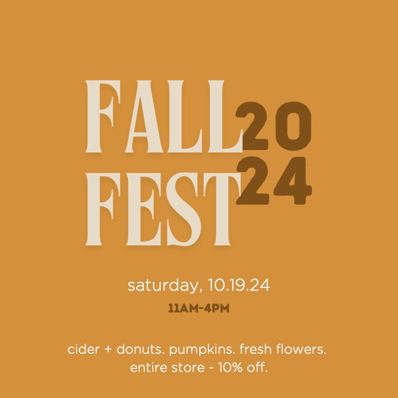 Save the date! Fall Fest 2024 – Eve Floral Co.
